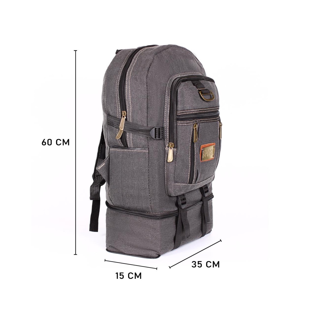 Mochila de Viagem Grande de 60L à resistente a Água / Mochila Esportiva ...