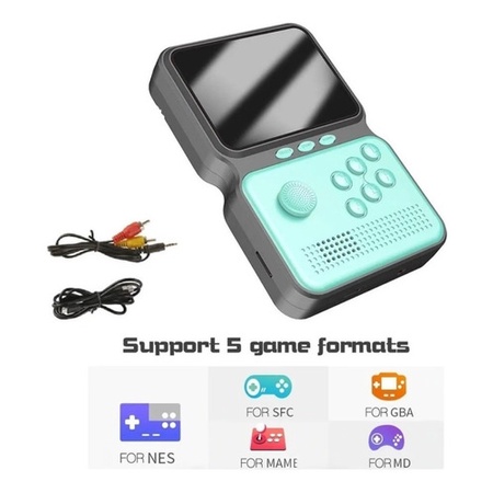 Mini Vídeo Game SUP M3 Portátil 16 Bits com 900 Jogos Super Nintendo ...