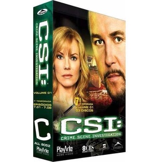 DVD BOX CSI - Crime scene investigation volume 01 - 7 temporada (usado ...