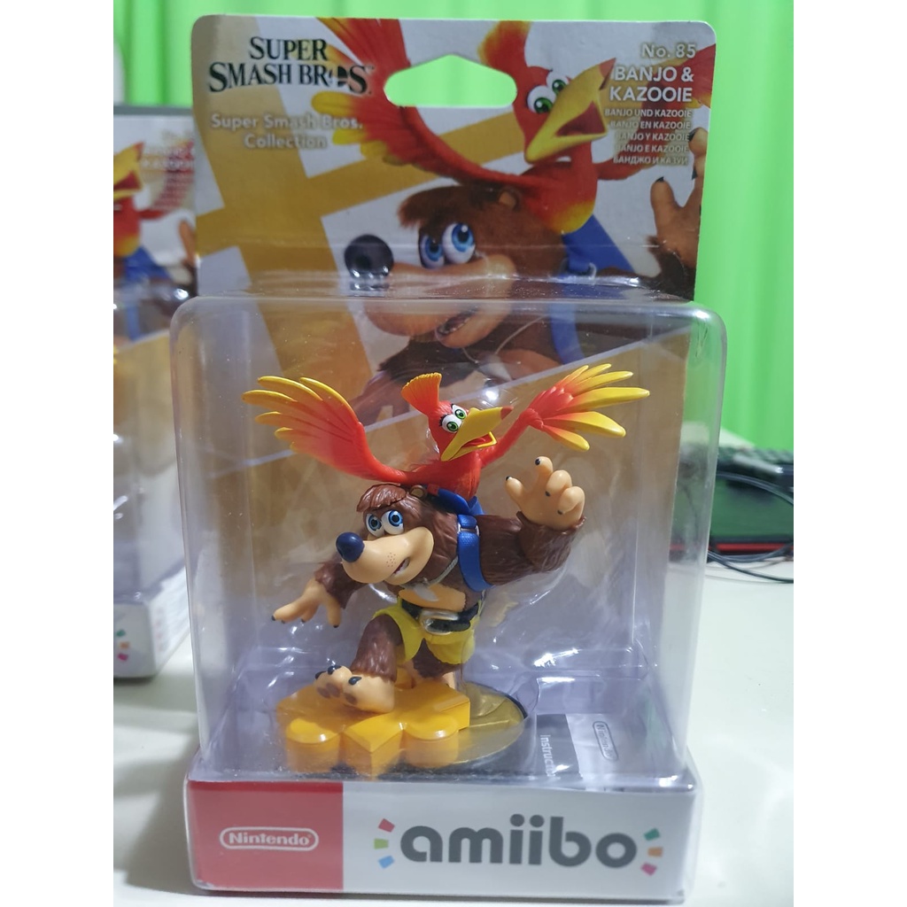 Amiibo Banjo & Kazooie - Super Smash Bros Ultimate Lacrado | Shopee Brasil