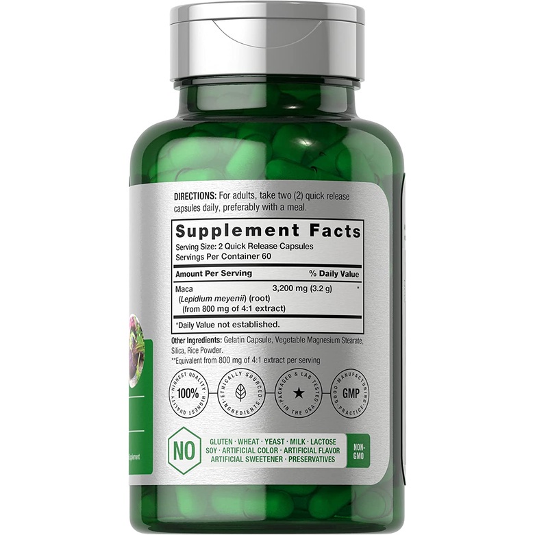 MACA PERUANA 3200MG (120 CAPS) - HORBAACH | Shopee Brasil