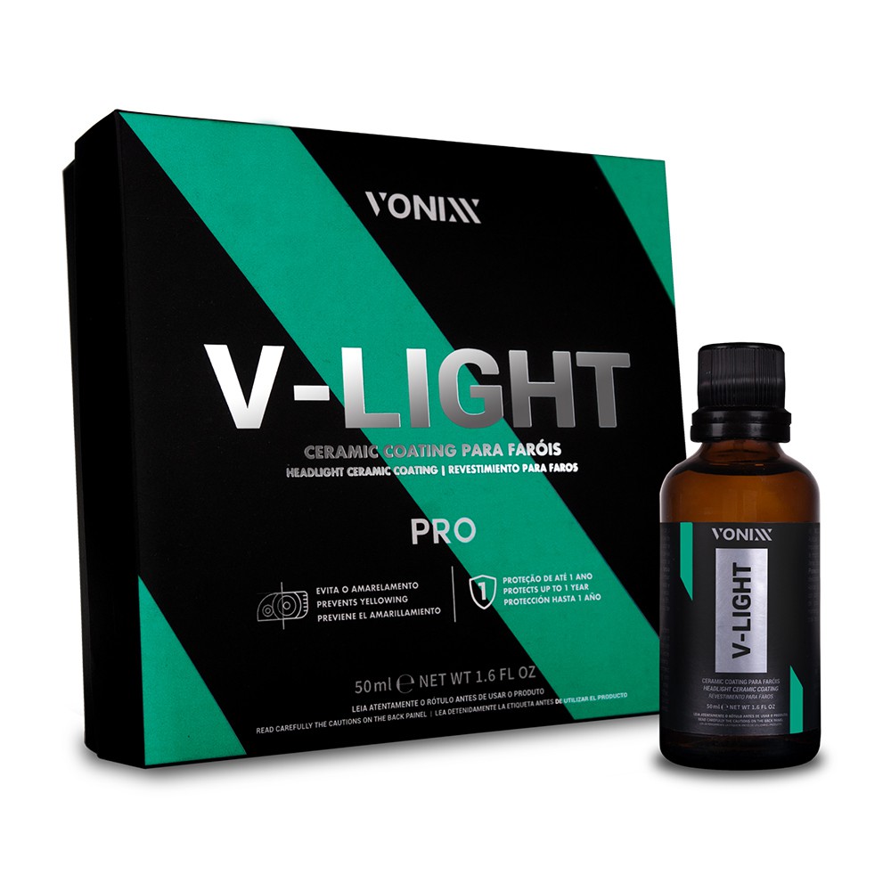 Revestimento Ceramic Coating Vitrificador para Faróis Proteção UV SiO2 ...