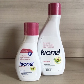KIT KRONEL SABONETE LIQUIDO ADULTO INTIMO NATURAL 250ML + KRONEL LIQ ...