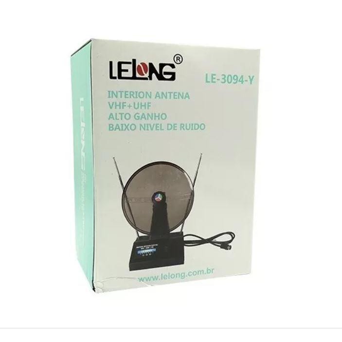 Antena Interna Digital Vhfuhffm Lelong Le-3094-y | Shopee Brasil