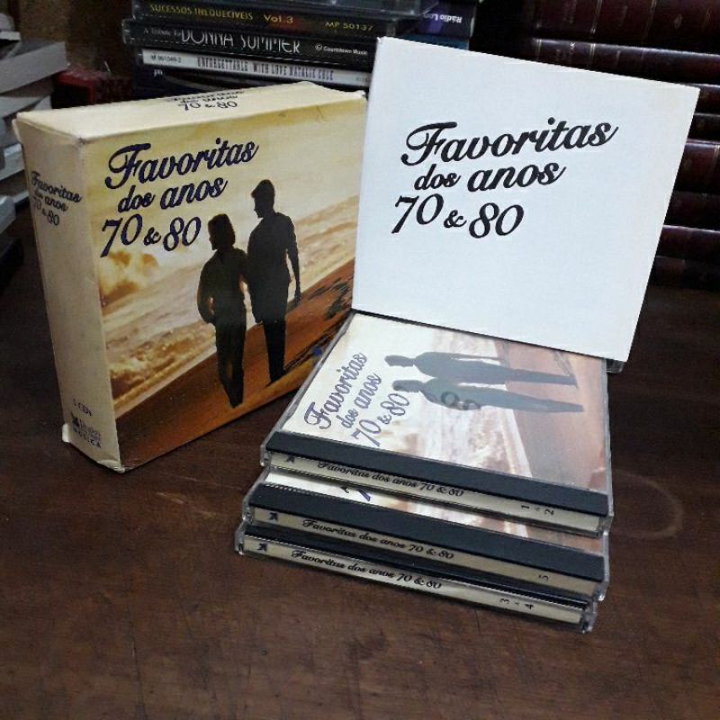BOX 5 CDS - FAVORITAS DOS ANOS 70 & 80 - Escorrega o Preço