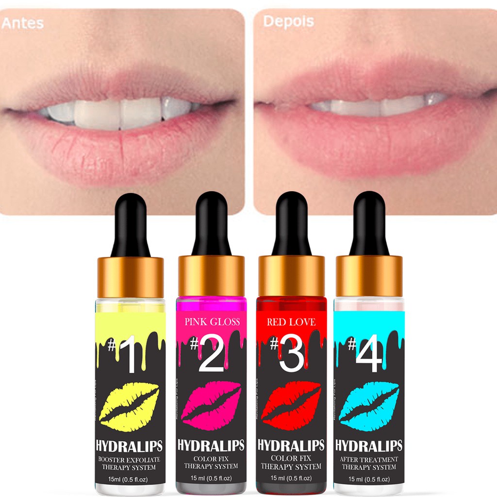KIT PARA OS LABIOS REVITALIZADOR LABIAL HYDRALIP HYDRAGLOS BOCA ...