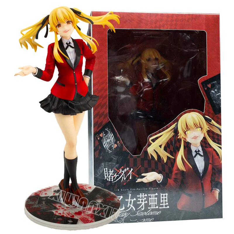 20 Cm ARTFX J Kakegurui Anime Figura Amori Saotome Action Figure Mary ...