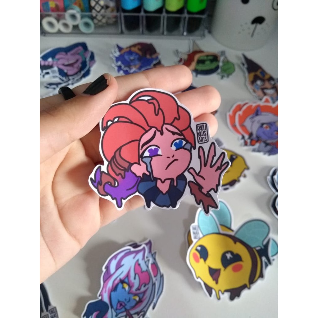 Adesivo League of Legends Zoe mid Sticker Emote | Shopee Brasil