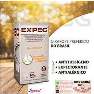 EXPEC 120 ML XAROPE - EXPECTORANTE - ANTIALÉRGICO - ANTITUSSÍGENO ...