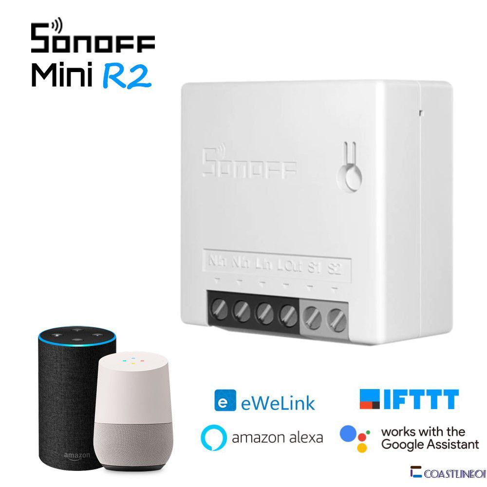 Sonoff Mini R2 Interruptor Inteligente Pequeno Wi-Fi Controle Remoto ...