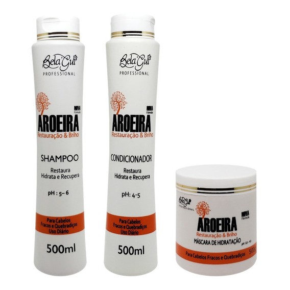 Kit Capilar Profissional de Aroeira Bela Gui | Shopee Brasil