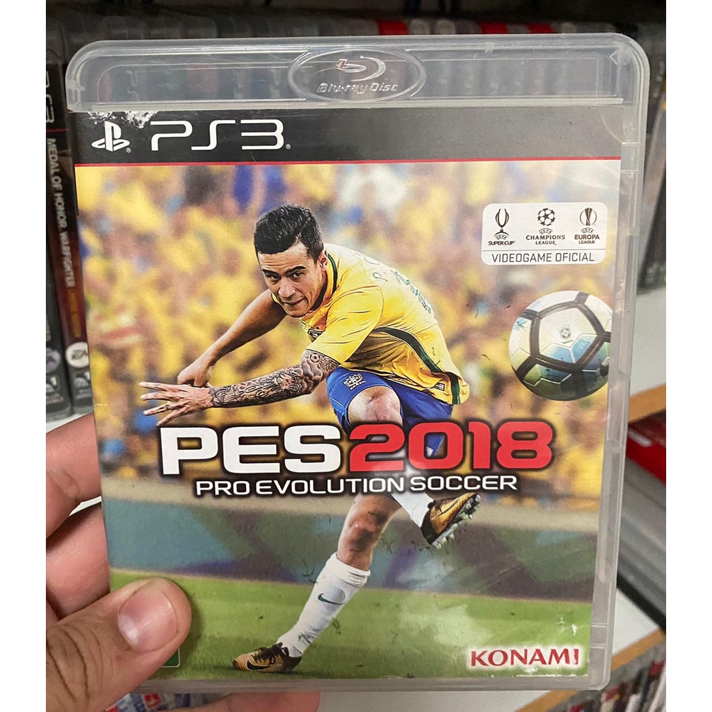 PES 2018 em Português Brasil PS3 Original Midia Fisica a Pronta Entrega ...