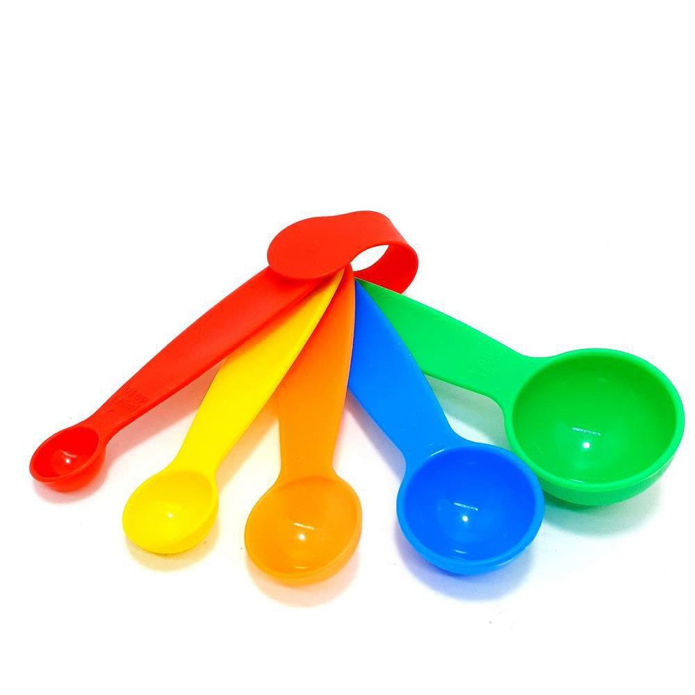 Colher Medidora de Cozinha 5 peças - Kit Conjunto Medidores ou Modelos ...
