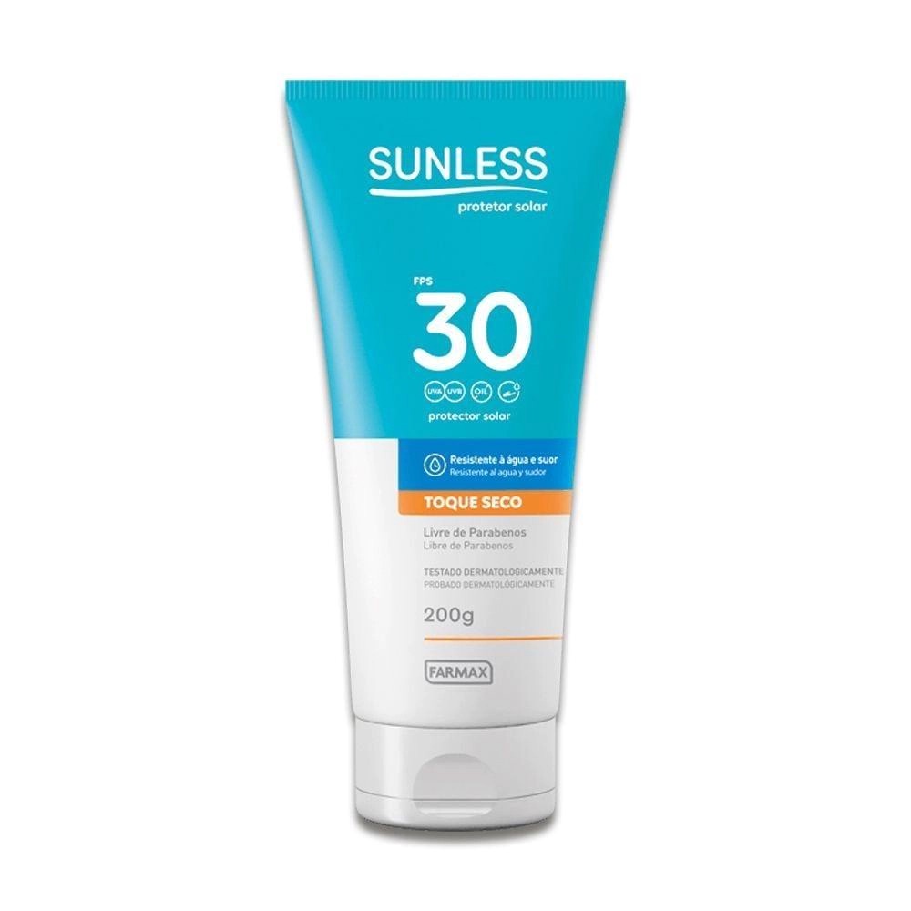 PROTETOR SOLAR FPS 30 OIL FREE SUNLESS 200G | Shopee Brasil