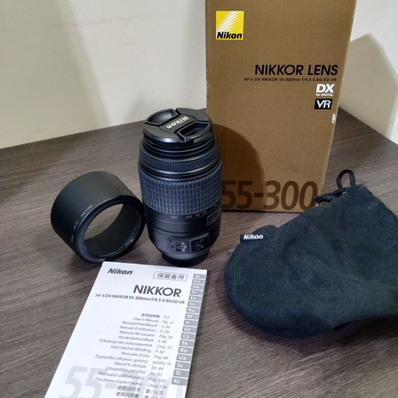 Lente Nikon AF-S DX NIKKOR 55-300mm f/4.5-5.6G ED VR - Original (USADO) | Shopee Brasil