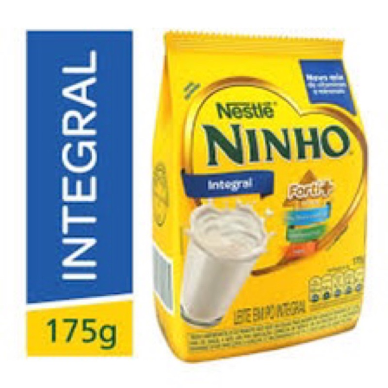 kit 5 leite ninho integral forti 175gr cada pacote | Shopee Brasil