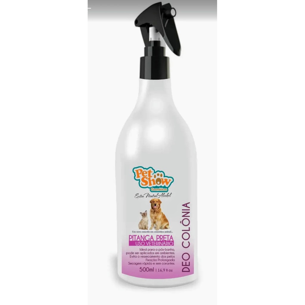 Pet show Perfume pitanga preta de 500ml | Shopee Brasil