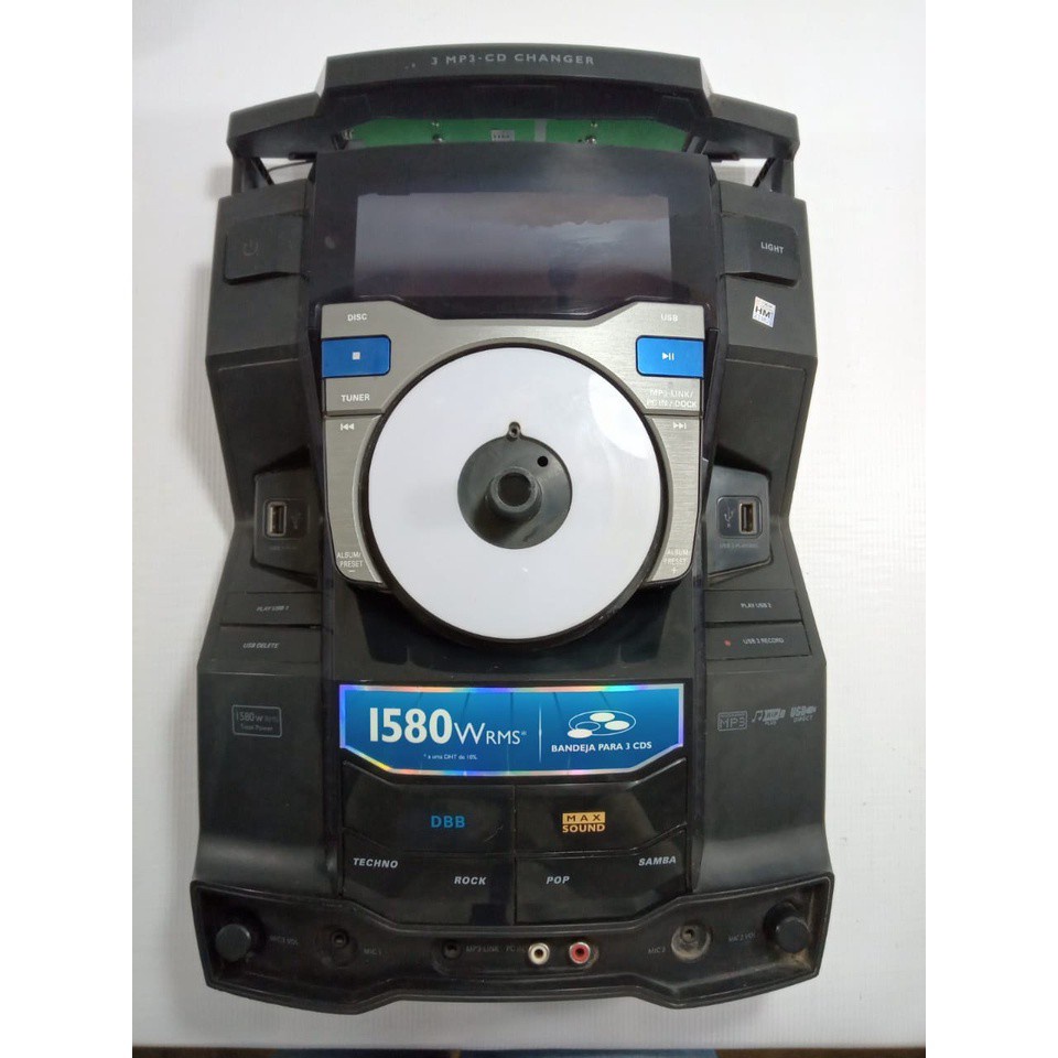 Display Painel Mini System Philips Fwm9000 - Escorrega o Preço