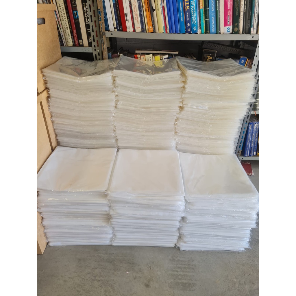 Plastico para Vinil LP Externo 32x32 - 0,20 Grosso - 2kg | Shopee Brasil