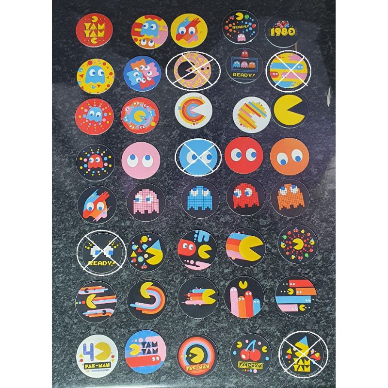 Tazos PAC Man 2020 Elma Chips quase completa 35 unidades | Shopee Brasil