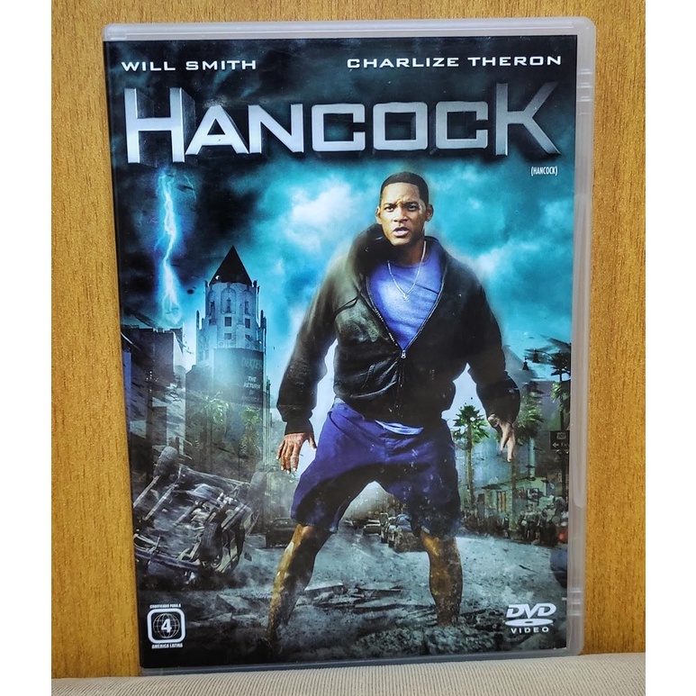 HANCOCK - DVD - FILME COM WILL SMITH E CHARLIZE THERON | Shopee Brasil