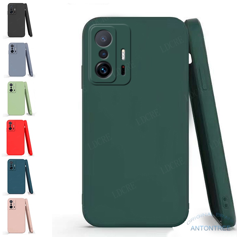 Xiaomi Mi 11T Pro Liquid Silicon Case Phone Armor Bumper Back ...
