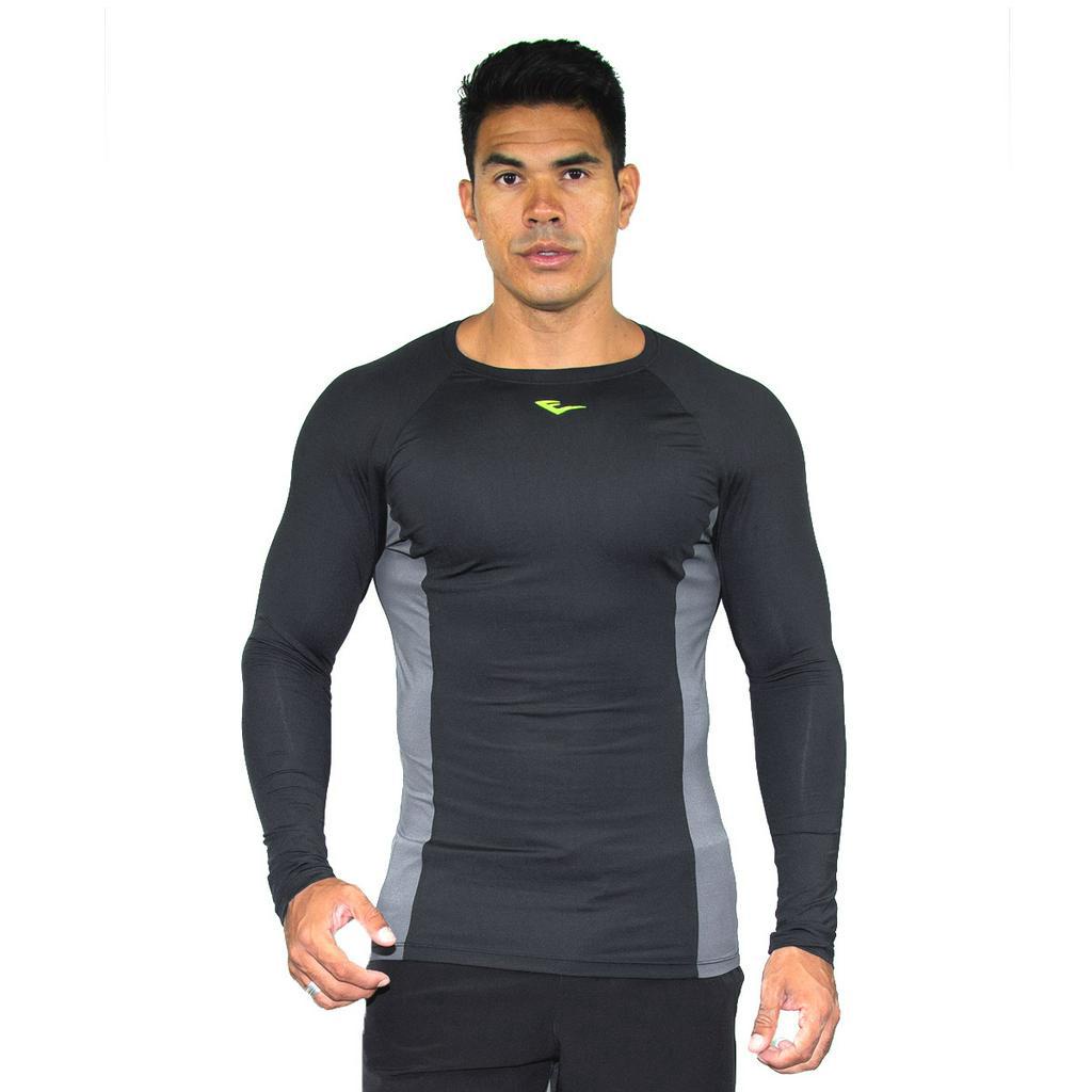 RASH GUARD EVERLAST EVER TRAINING MANGA LONGA MASC | Shopee Brasil
