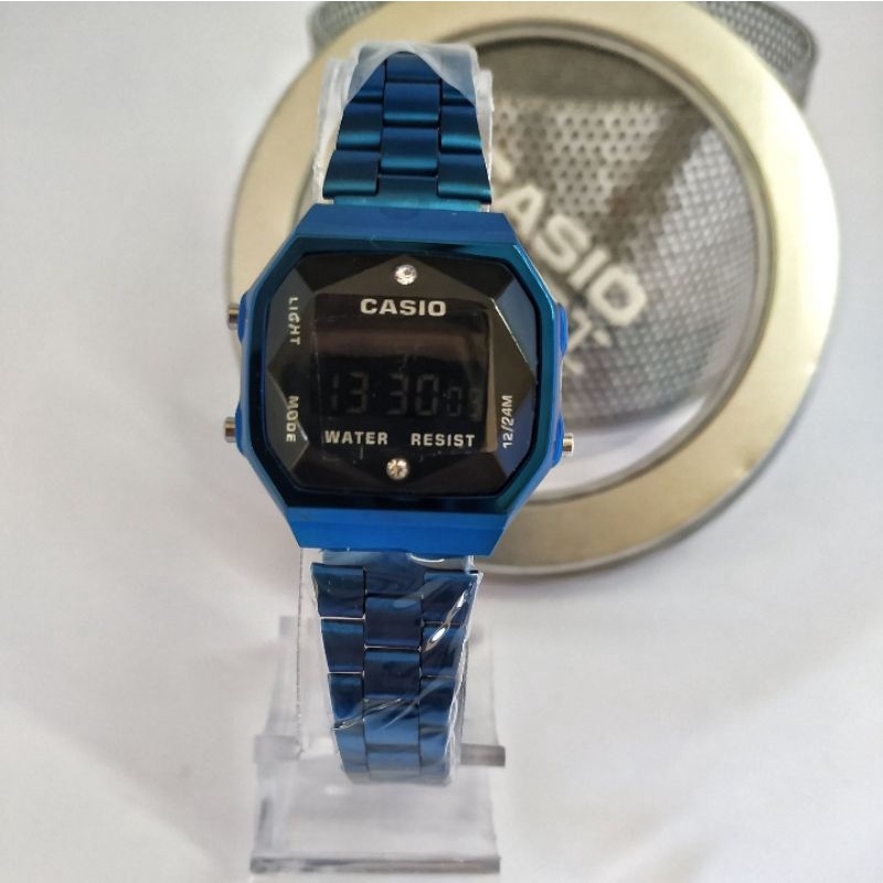 Relógio Digital Casio Vintage Mini Azul | Shopee Brasil