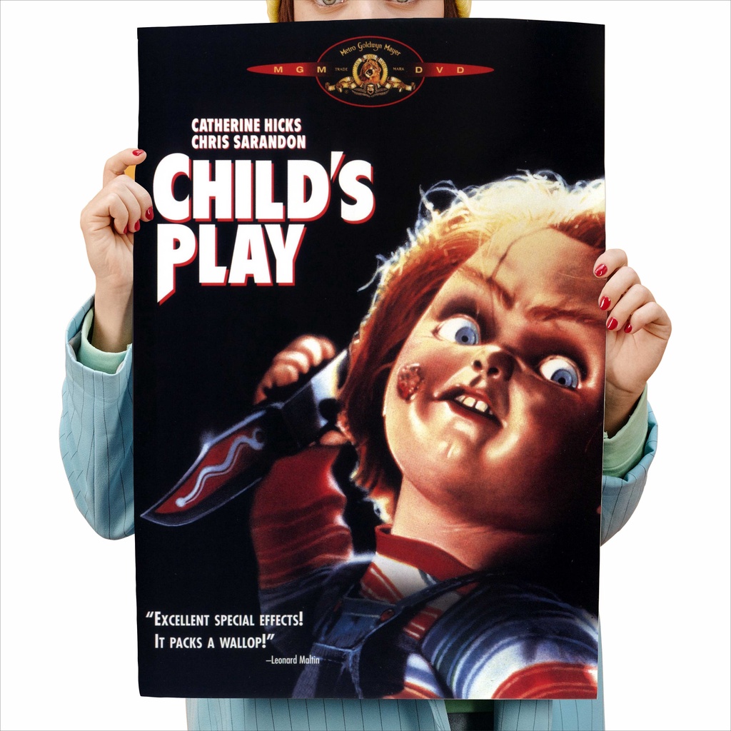 Filme Chucky Poster Adesivo A3 (29.7 x 42 cm) Terror brinquedo ...
