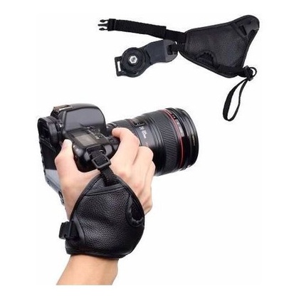Alça De Mão Triangular Hand Grip Camera Dslr Nikon Canon - Escorrega o ...