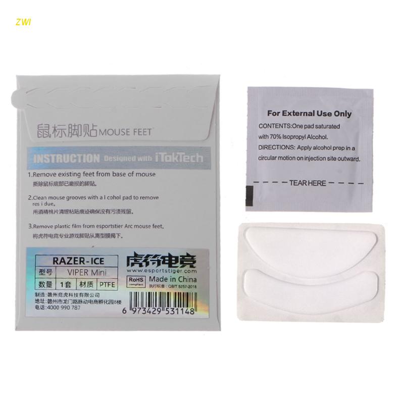 ZWI 1 Pack Esports Tiger ICE Mouse Skates Feet for RAZER VIPER Mini ...