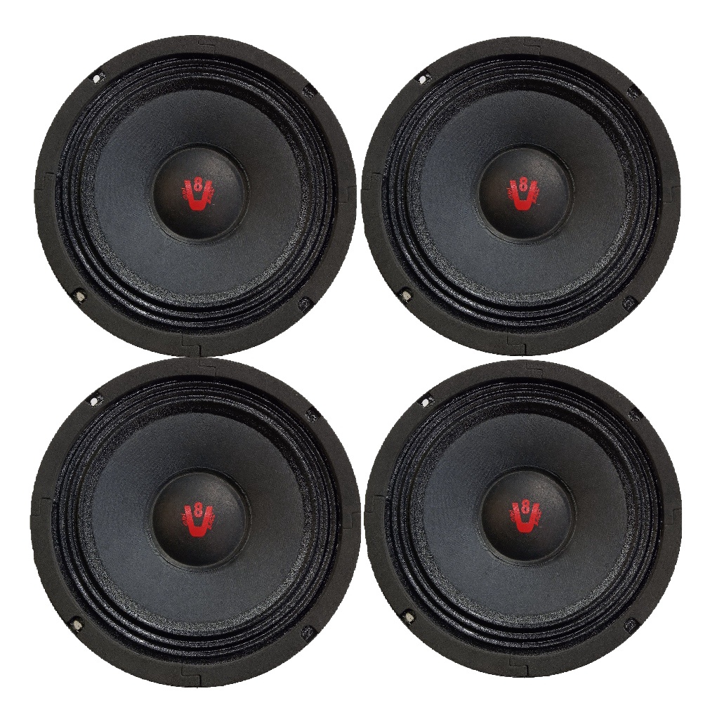 Kit 4 Woofer Compet Medio Grave 6 Polegadas 100w Rms 4-8 ohms Cone de Tecido | Shopee Brasil