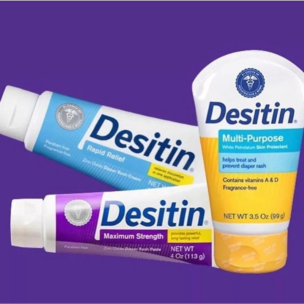 Pomada Desitin Azul, Roxa e Amarela | Shopee Brasil