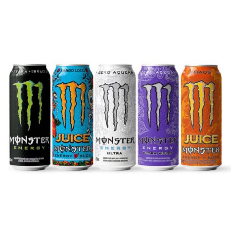 Energético Monster Sabores 473ML | Shopee Brasil