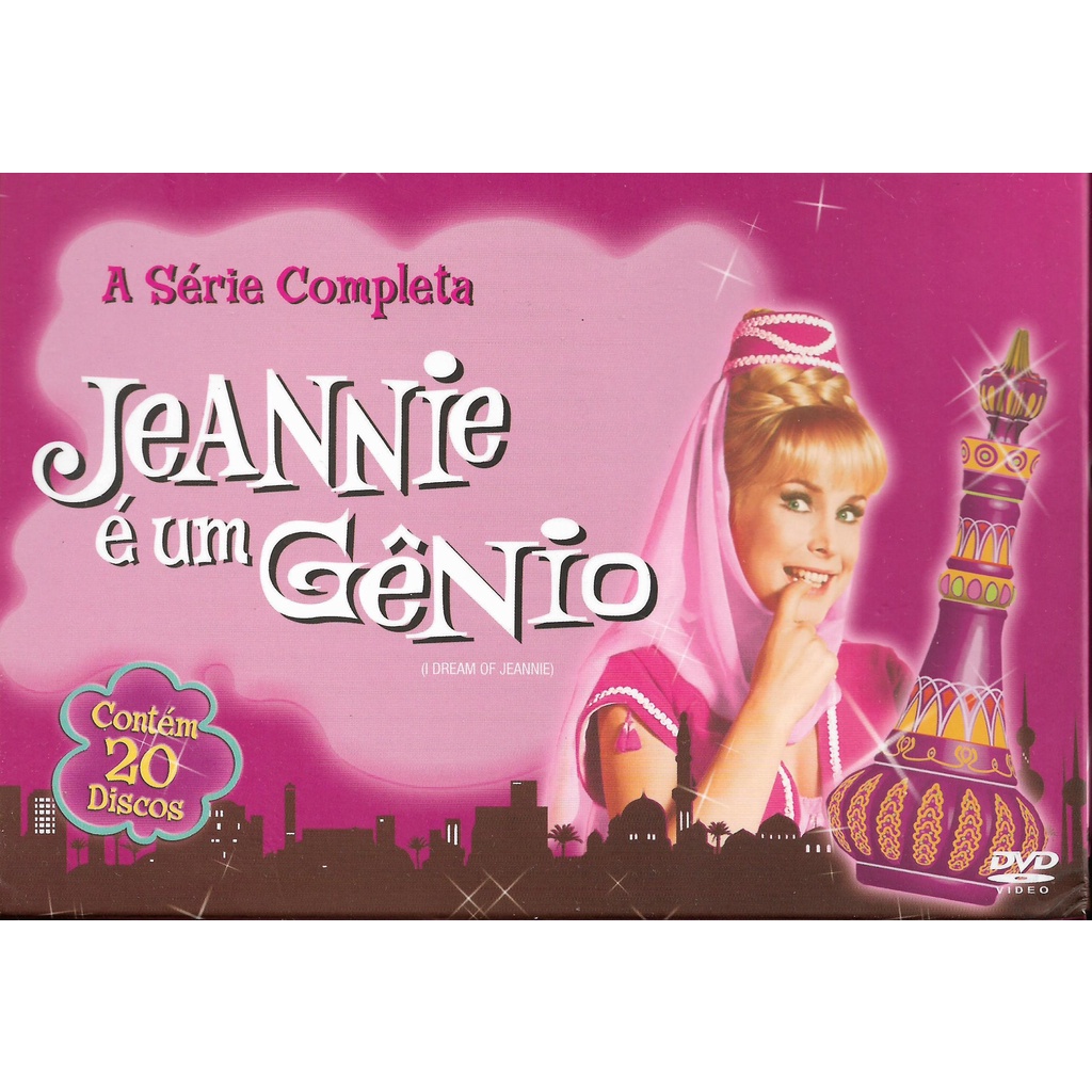 Coleção Jeannie É Um Gênio - A Série Completa - Box com 20 DVDs ...