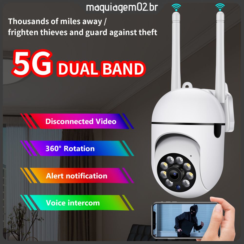 YCC365 PLUS Câmera De Segurança Infravermelho Visão Noturna Wifi Hd ...