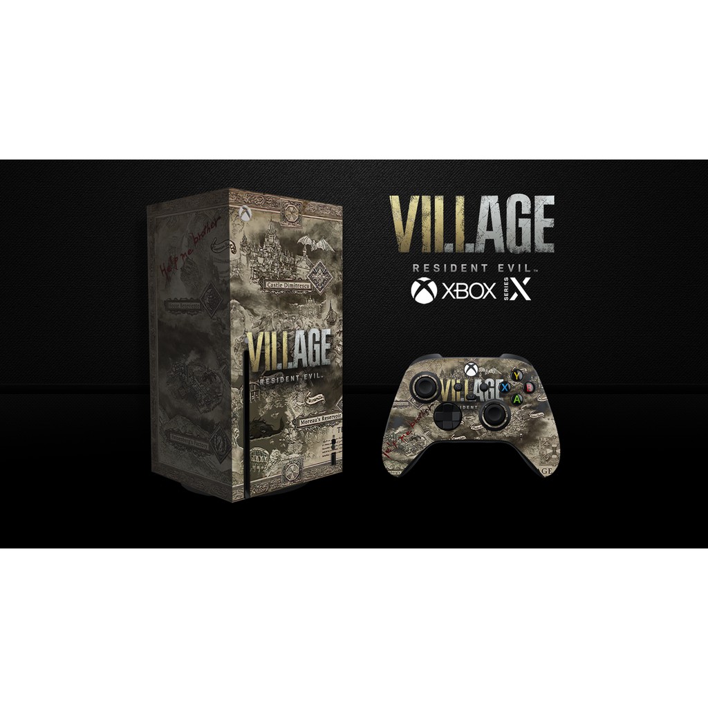 Skin XBOX SERIES X RESIDENT EVIL 8 VILLAGE | Shopee Brasil