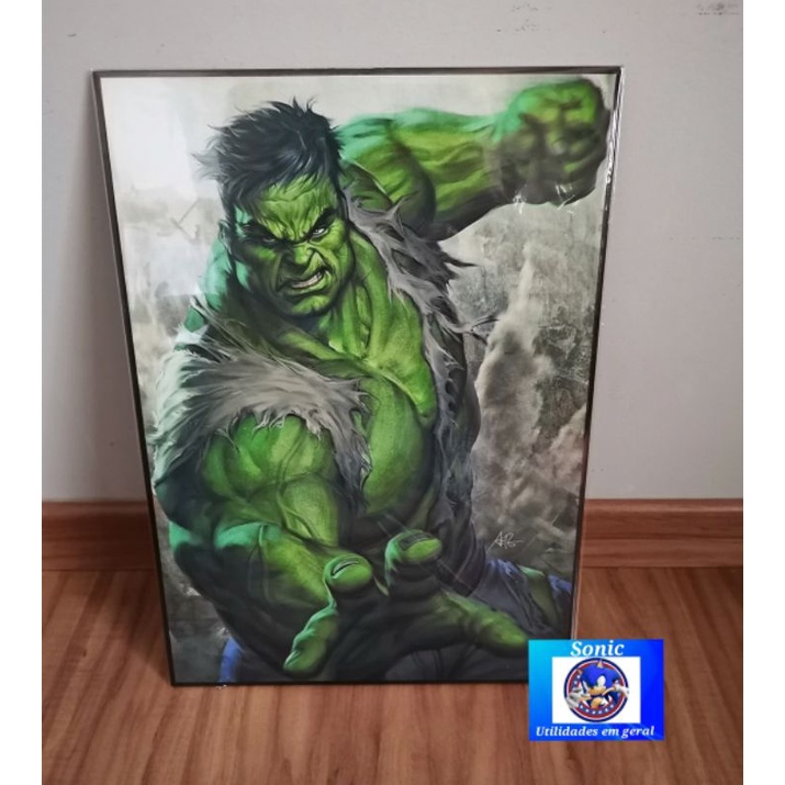 Quadro decorativo hulk Quadros decorativos hulkQuadrinho decorativo ...
