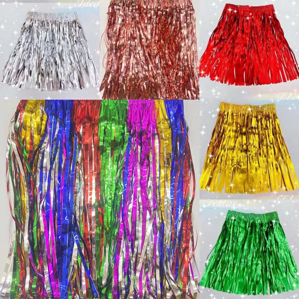 Saia Com fitas Metalizada | Shopee Brasil