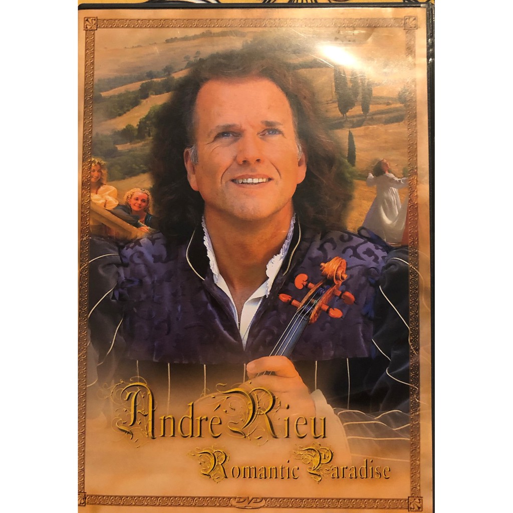DVD "ANDRE RIEU - ROMANTIC PARADISE" | Shopee Brasil