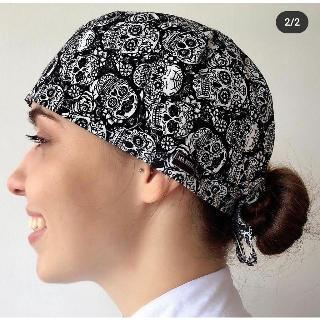 Touca Cirúrgica - Touca de Tecido - Gorro Cirúrgico | Shopee Brasil