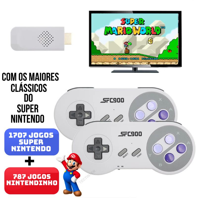 SF900 Video Game Console Super Nintendo Original Mini Vídeo Game Jogos ...