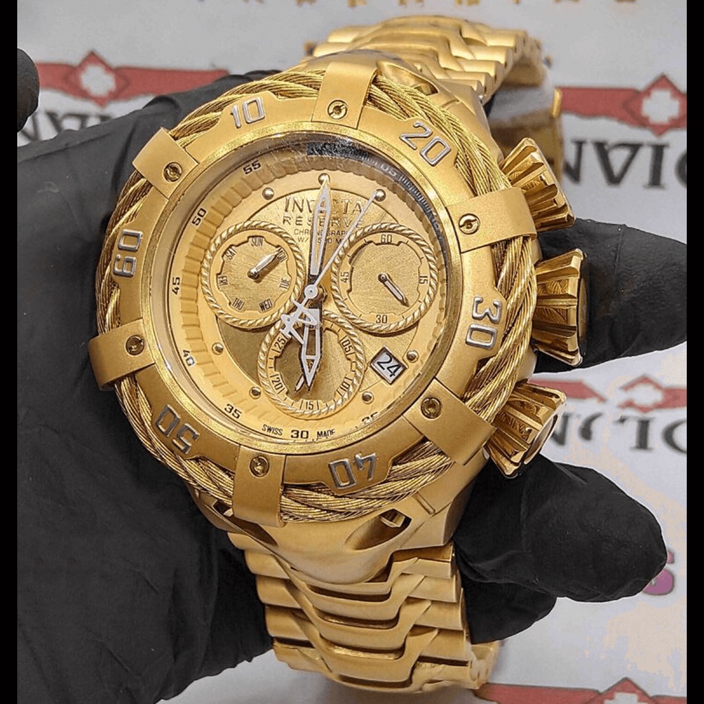 Relogio Masculino invicta Pesado Grande Thunderbolt Prova D'água ...
