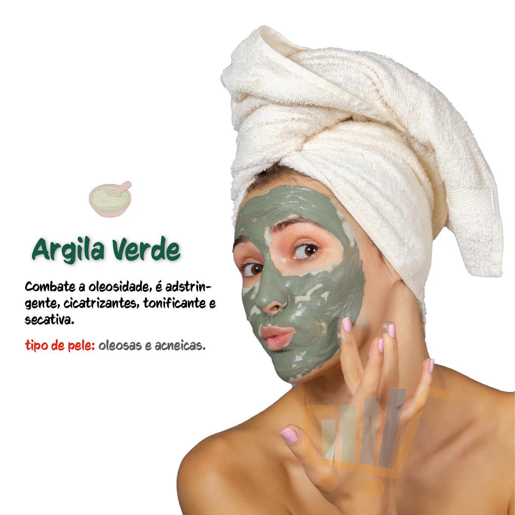 Argila Verde Combate Acne Regenerador Antisséptica | Shopee Brasil
