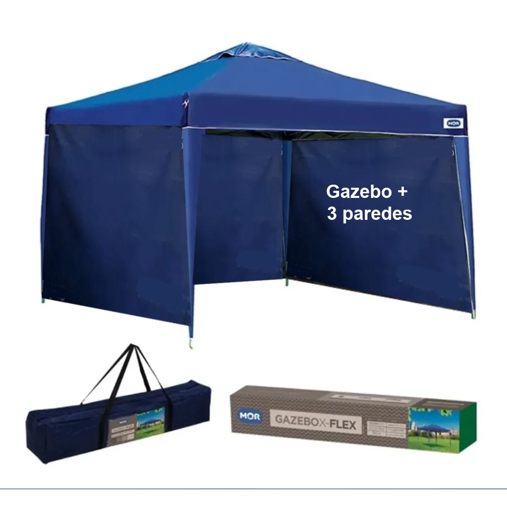 Gazebo Tenda Articulado 3x3 Com Paredes | Shopee Brasil