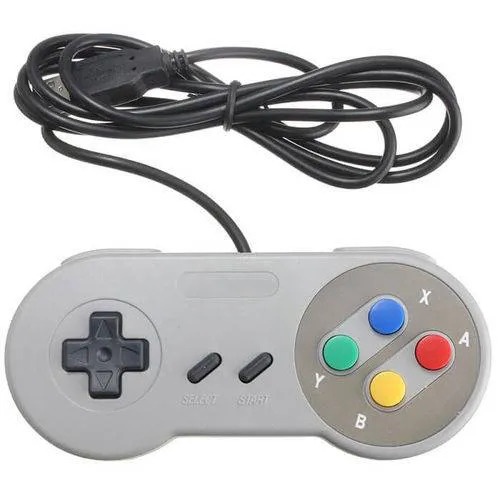 Controle Usb Super Nintendo Snes Joystick Emulador Pc gamer | Shopee Brasil
