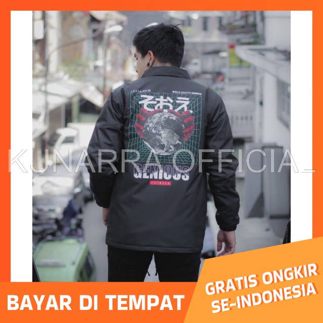 Coach Jacket Men Original Genious Japan Dragon Screen | Shopee Brasil