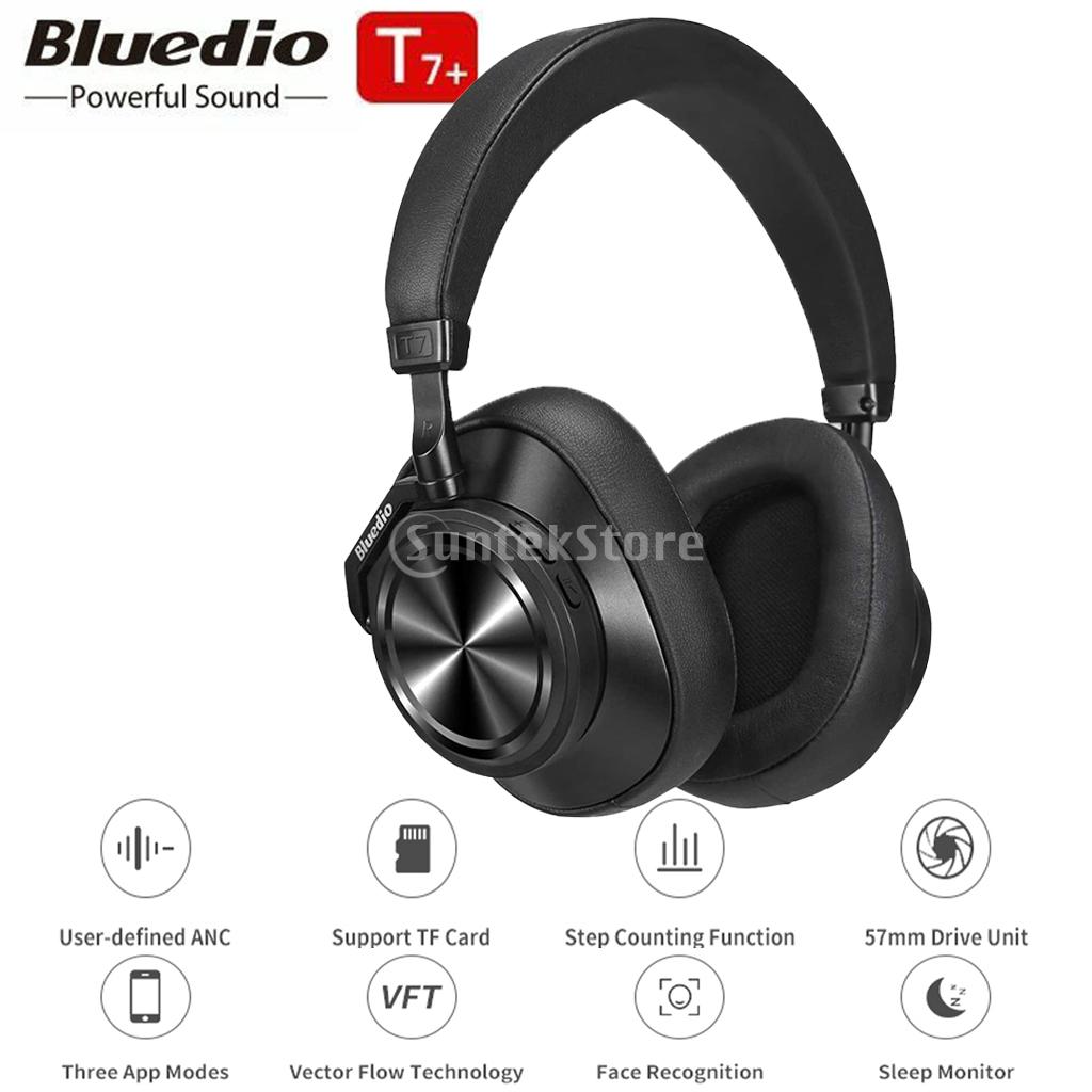 Fones de Ouvido Bluedio T7 Plus ANC Headset Wireless Bluetooth ...