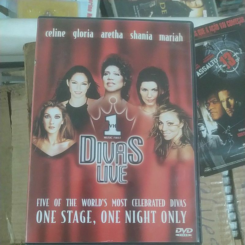 DVD Divas - Live: Mariah Carey, glória estefan, celine Dion e MUITO MAIS! (SUPER CONSERVADO ...