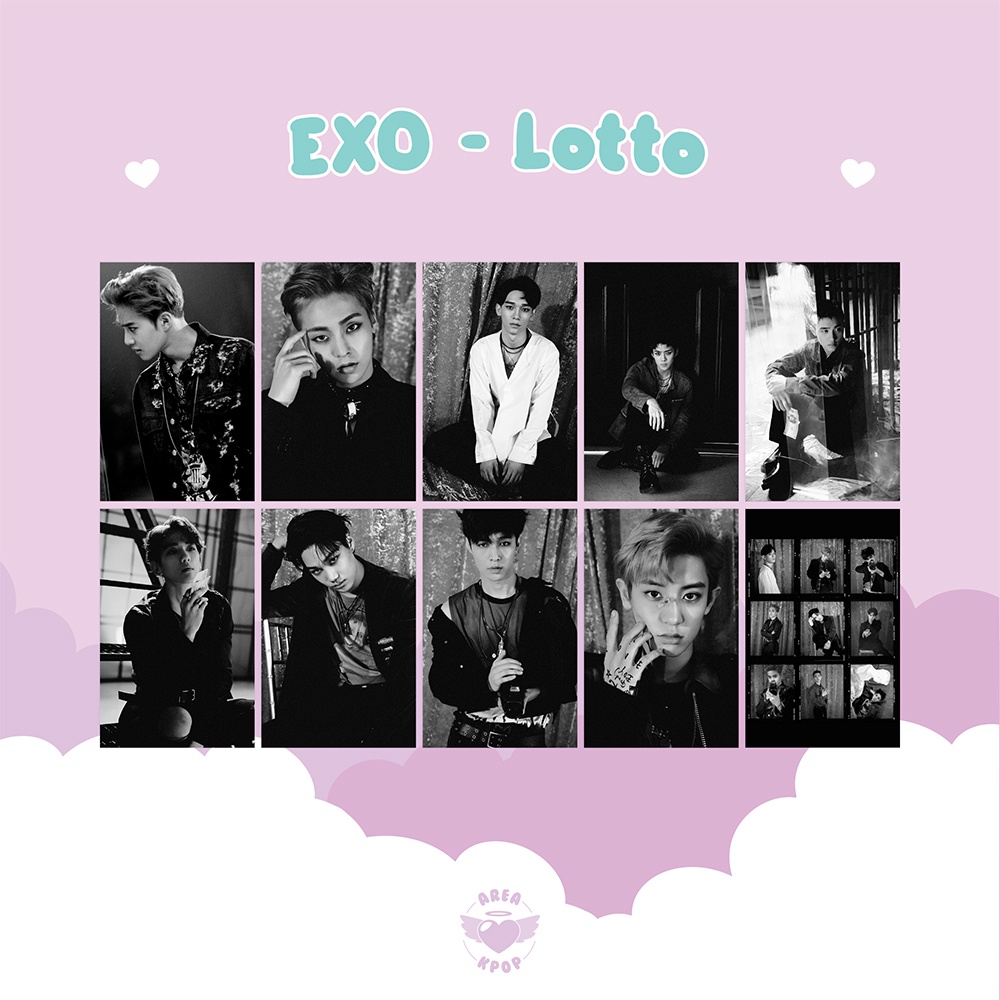 Kit Photocards EXO - Lotto - Fanmade | Shopee Brasil